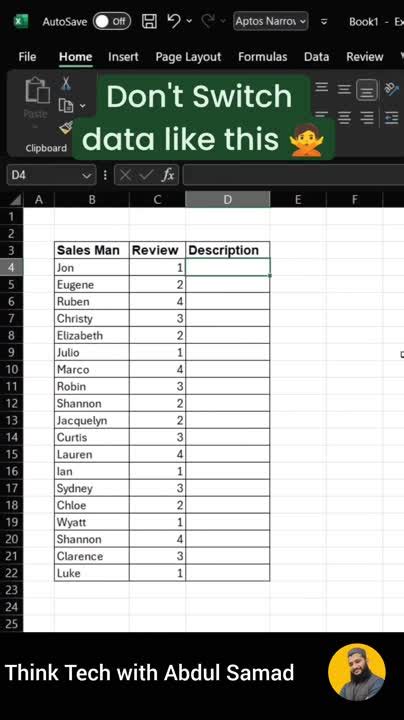 Qazi Abdul Samad On Linkedin Excel Exceltips