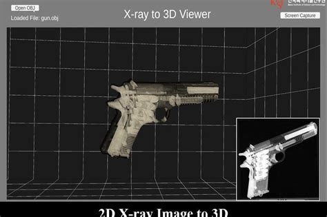 3d Visualization Of A X Ray Image And Visibility Enhancement