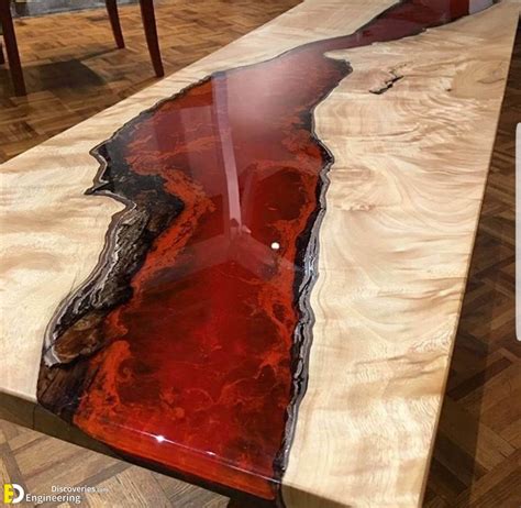 55 Amazing Epoxy Table Top Ideas Youll Love To Realize Engineering Discoveries