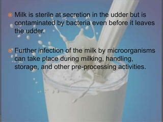 Study Of Microorganism In Milk Dairy Microbiology PPTX