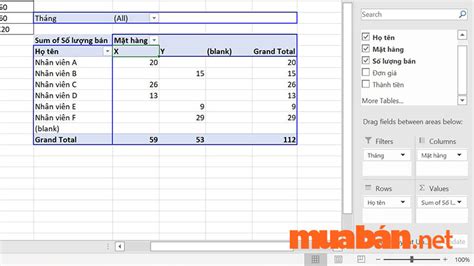 Pivot Table Là Gì Hướng Dẫn Sử Dụng Pivot Table Chi Tiết