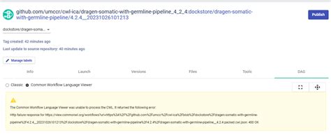 Cwl Classic Dag Is Having Issues When Referencing A Packed Cwl File General Discuss Dockstore