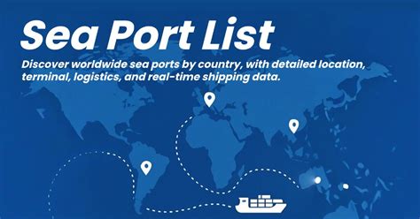 Global Sea Ports List Find Shipping Ports Worldwide By Country