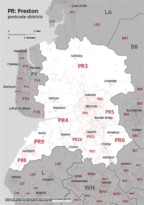 Uk Postcode Area District Sector Maps Sales Territory