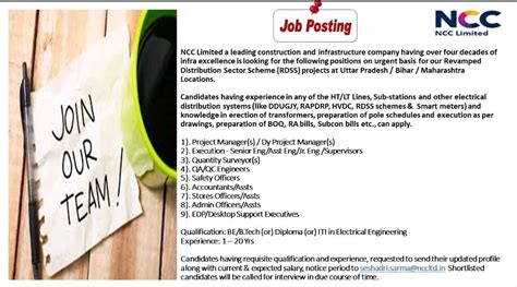Campus Placement On Linkedin Projectmanager Quantitysurveyor Qaengineer Safetyofficers