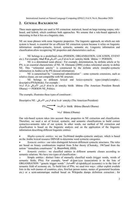 Automatic Arabic Named Entity Extraction And Classification For Information Retrieval Pdf