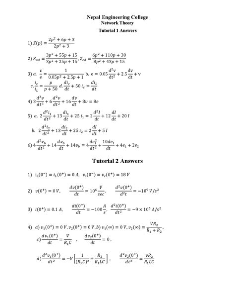 network answer solution docsity