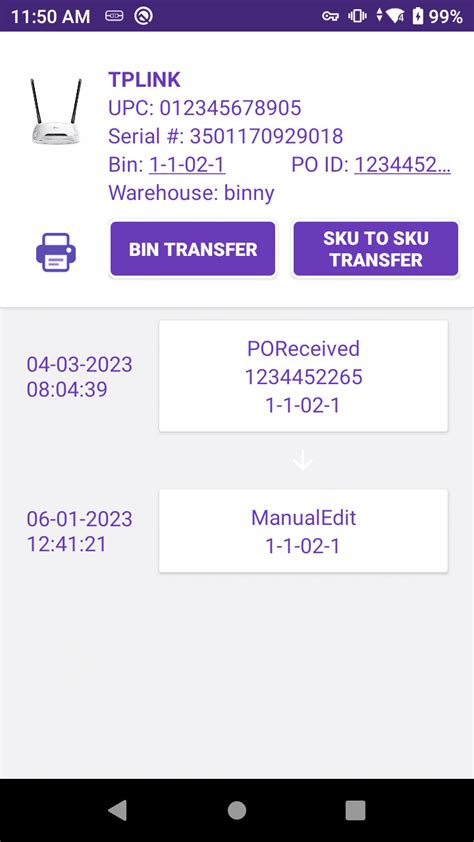 Serial Information Sellercloud