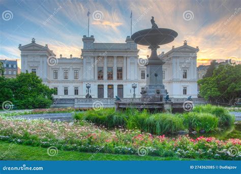 View Of The Lund University In Sweden Stock Image Image Of Park