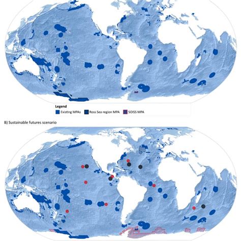 A Theoretical Map Illustrating How A Global Network Of MPAs Would Look Download Scientific