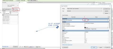 Spot Coordinates Not Horizontal To View Autodesk Community