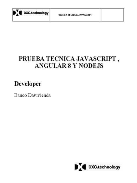 prueba tecnica javascript v 2 pdf script java j query