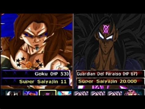 Goku ssj 20 000 vs guardian del paraíso ssj 20 000 YouTube