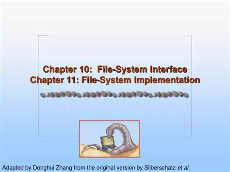 Ppt Chapter 10 File System Interface Chapter 11 File System
