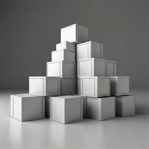 Premium Photo A Stack Of Cubes With One That Says Quot Cube Quot