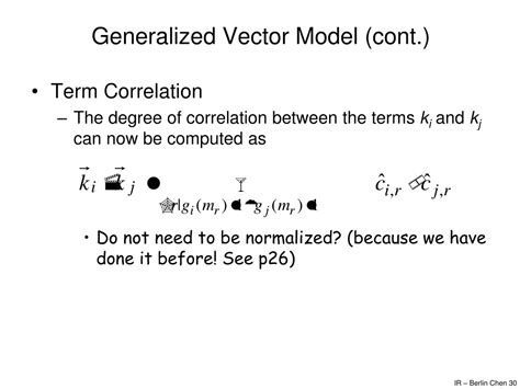 Ppt Models For Information Retrieval Fuzzy Set Extended Boolean Generalized Vector Space