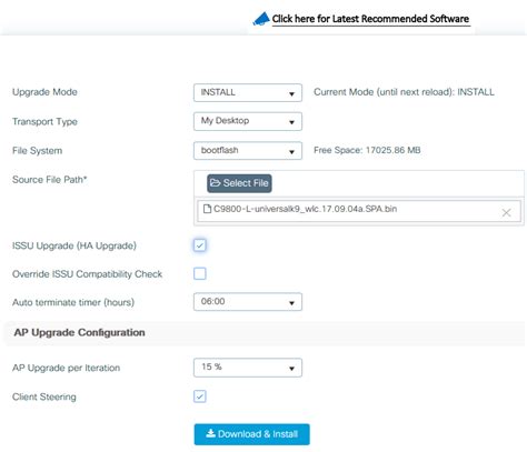 Cisco Wlc C9800 Software Upgrade Samuraj