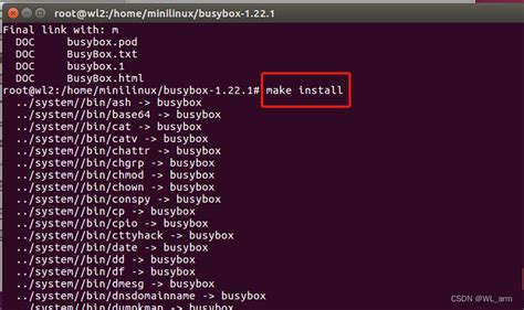 Linux系统编程之最小 Linux 文件系统的制作及烧写linux系统制作 Csdn博客