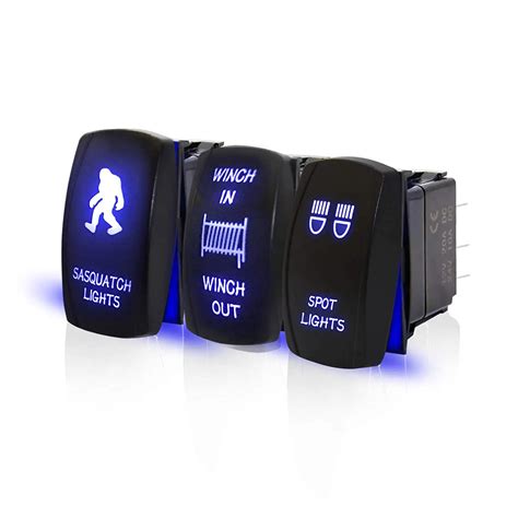 12 24V Waterproof Toggle Switch 2A Large Onoff On Toggle Australian Switch With Light 12V DC