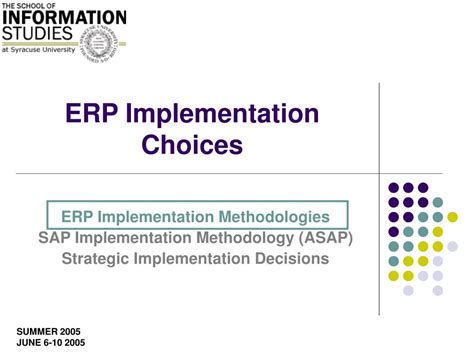 PPT ERP Implementation Choices PowerPoint Presentation Free Download ID