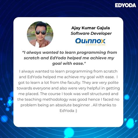 Edyoda On Linkedin Successstory Job Engineering Happy Coding Edyoda Placed Journey