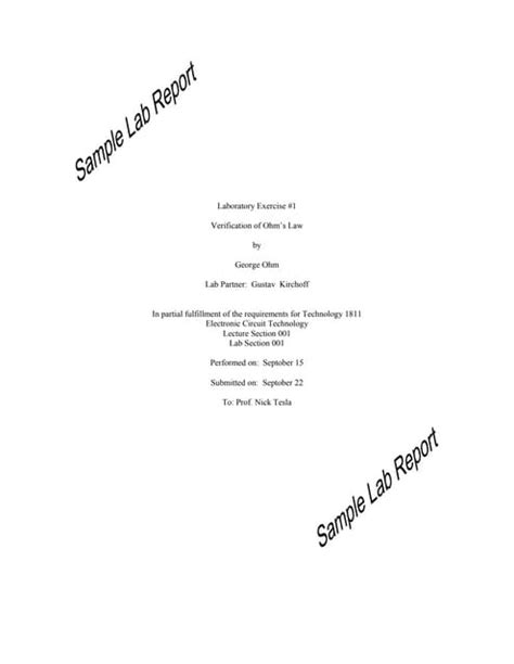 Verification Of Thevenins Theorem Lab Report Docx