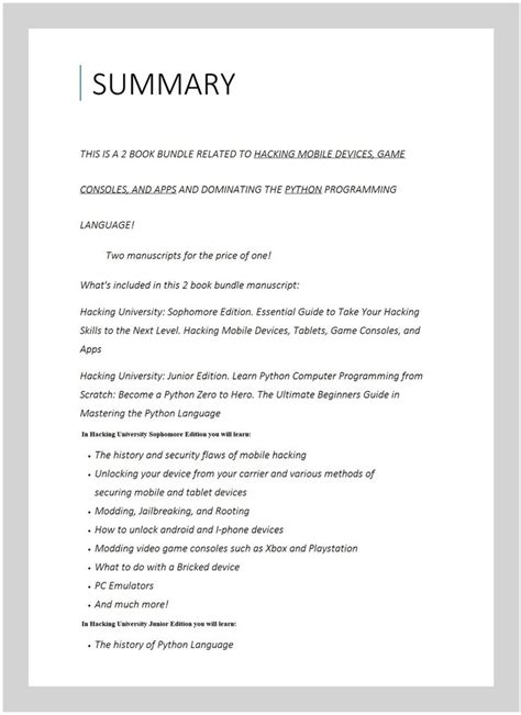 Hacking University Mobile Phone And App Hacking And The Ultimate Python Progr Ebay