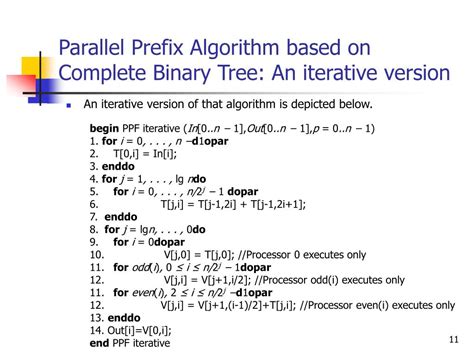 ppt lecture 7 pram algorithm parallel prefix powerpoint presentation id 5165623