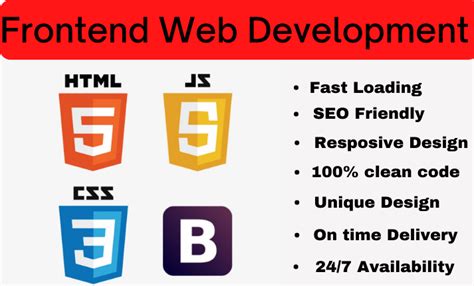 I Will Do Frontend Web Development In Html Css Bootstrap And React Js For SEOClerks