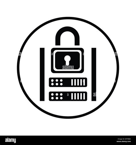 Database Security Server Storage Icon Stock Vector Image And Art Alamy