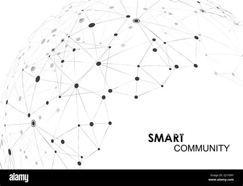 Abstract Polygonal Geometric Shape With Connection Structure Style Stock Vector Image And Art Alamy