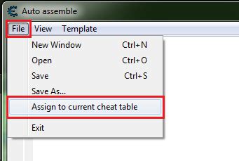 File Tutorials AddScriptToTable AssignToTable 01 Png Cheat Engine