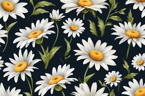 Premium Photo Watercolor Daisy Flower Vector Art