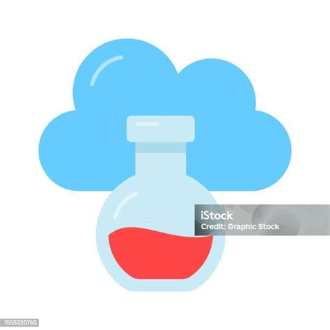 구름 실험의 개념 벡터를 보여주는 플라스크가 있는 구름 맞춤형 디자인 0명에 대한 스톡 벡터 아트 및 기타 이미지 0명 개선 검색 엔진 Istock