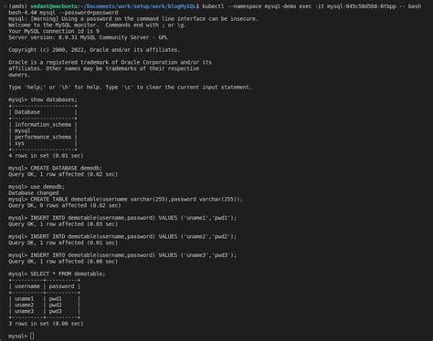 Backup And Restore Of Mysql Databasekubernetes Environment