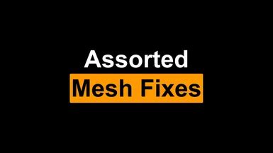 Assorted Mesh Fixes At Skyrim Nexus Mods And Community
