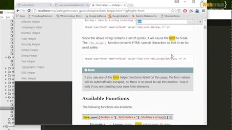6 Submitting Input Using Form On Codeigniter For Beginners Youtube