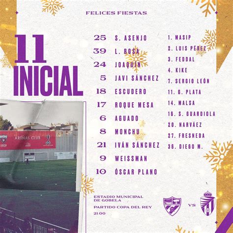 공홈 코파 델 레이 2r 아레나스 클루브 데 게초 Vs 레알 바야돌리드 Cf 선발 라인업 축구 소식통 에펨코리아