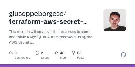 Github Giuseppeborgeseterraform Aws Secret Manager With Rotation This Module Will Create All