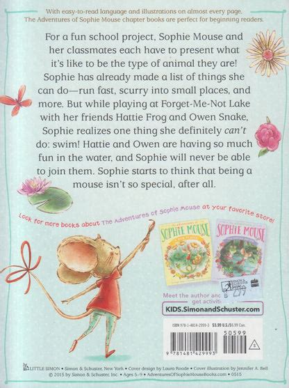 The Adventures Of Sophie Mouse Forget Me Not Lake 3 Akshardhara