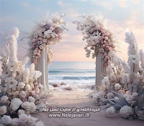 دانلود بک گراند باغ آتلیه و طاق گل آرایی عکاسی سایت نسل جوان