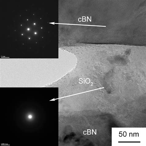 Shows The SEM Images Of SiO 2 Coated CBN At C SiO 2 0 42 Wt Sintered Download Scientific