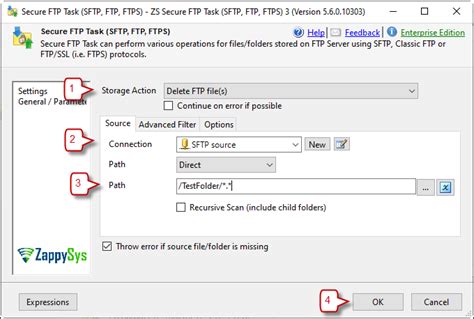 Ssis Tutorial How To Delete Old Files Easily From Sftp Ssis Tutorials Zappysys Community