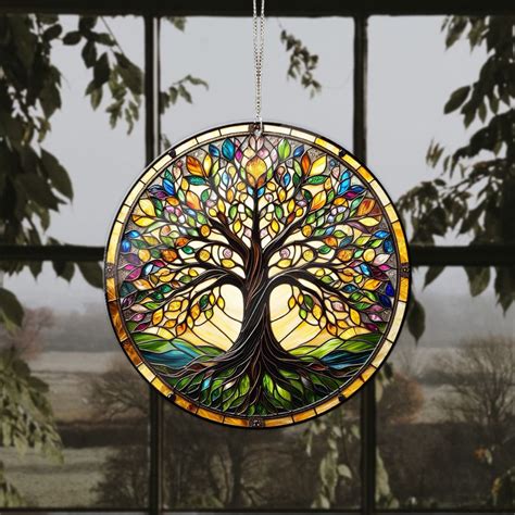 ACRYLIC Tree Of Life Window Hanging Tree Of Life Gift Meaningful Gift Home Decor Gift Gift