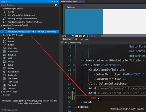 windowsxamlhost：在 wpf 中使用 uwp 的控件（windows community toolkit） wpf中嵌入uwp的