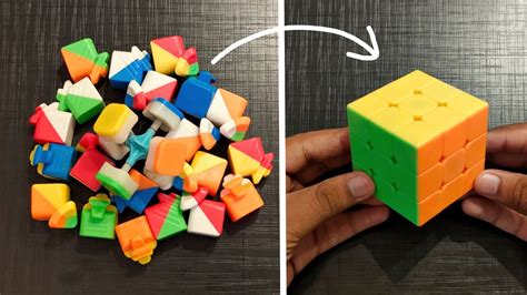 How To Assemble 3x3 Rubiks Cube Non Magnetic Youtube