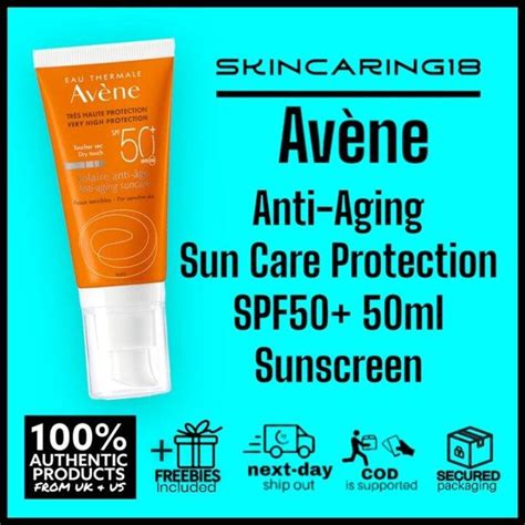 Avene Anti Aging Sun Care Spf50 50ml Sunscreen By Skincaring18 Lazada Ph