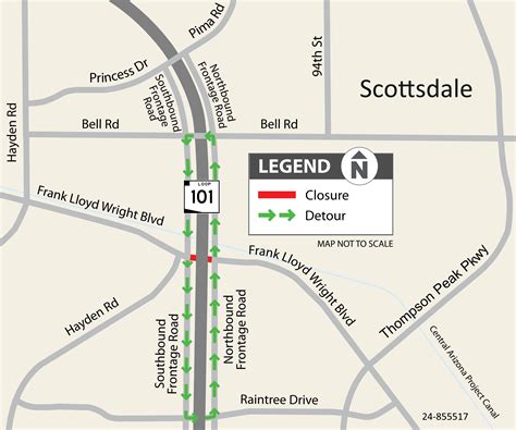 Loop 101 Pima Freeway Princess Drive Pima Road To Shea Boulevard
