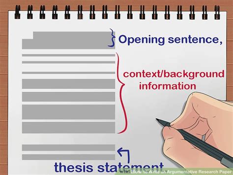 How To Write An Argumentative Research Paper With Pictures