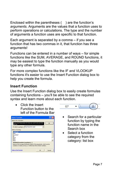 Excel Formula And Function Basics Pdf
